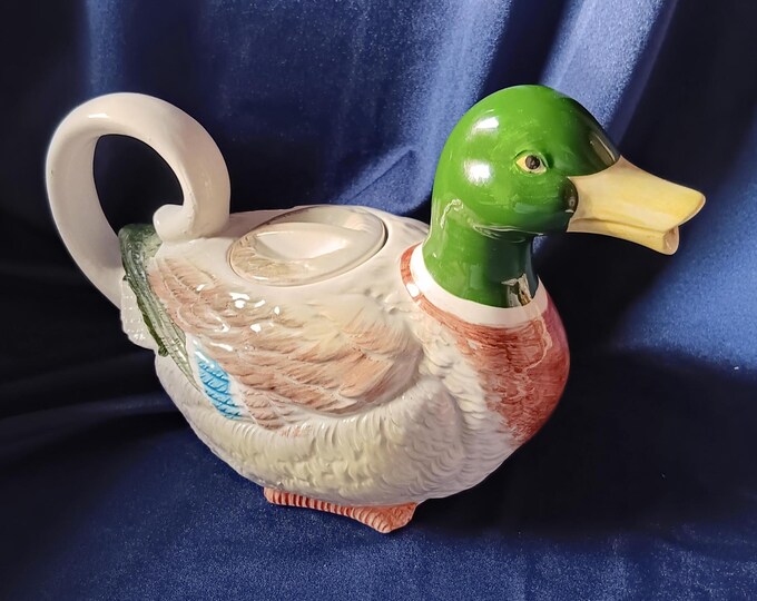 Duck Teapot, Mallard Teapot, Otagiri Duck, Otagiri Teapot, Vintage ...