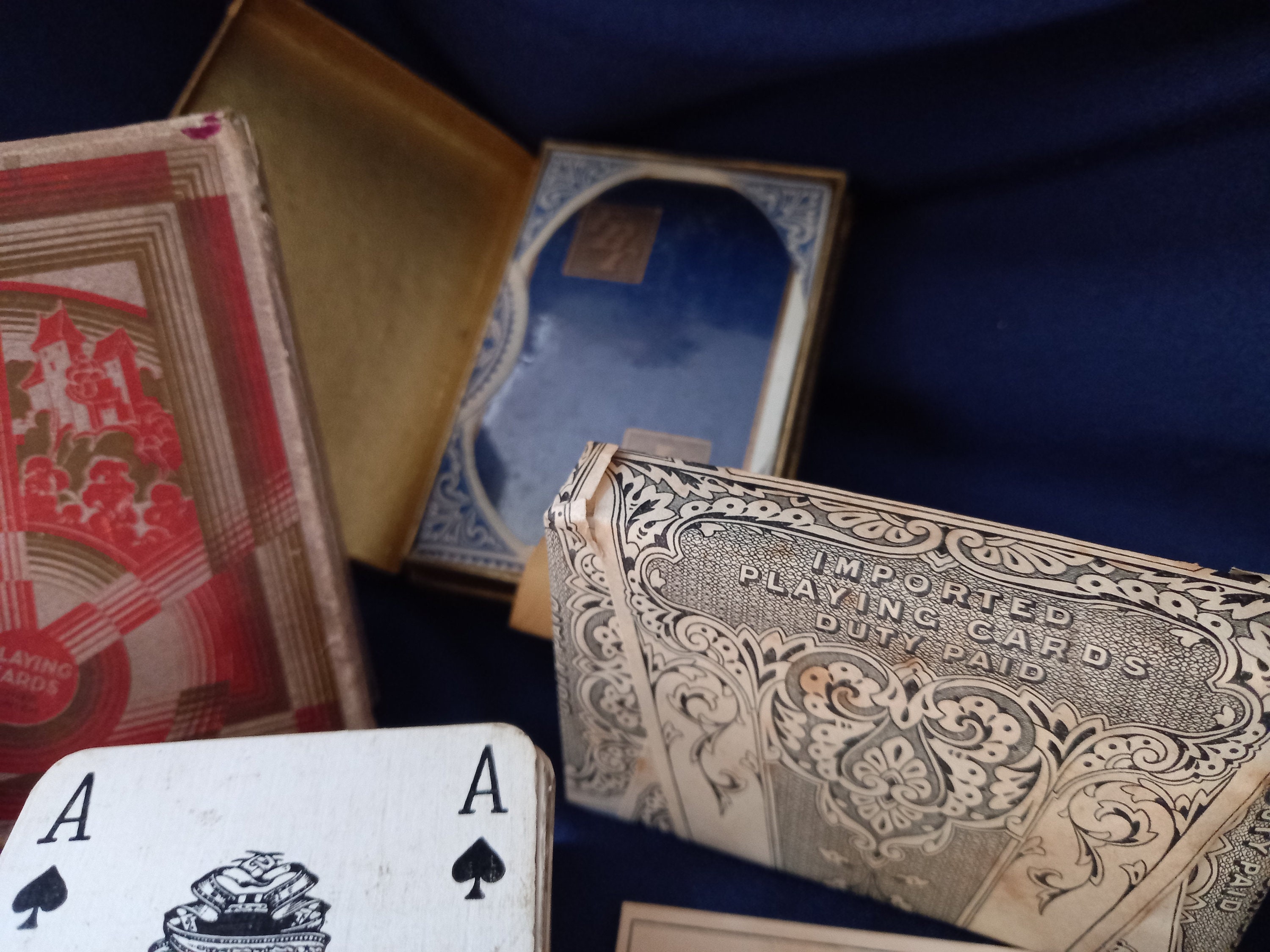 Vintage Playing Cards Vintage Card Deck Art Deco Cards A.D. - Etsy