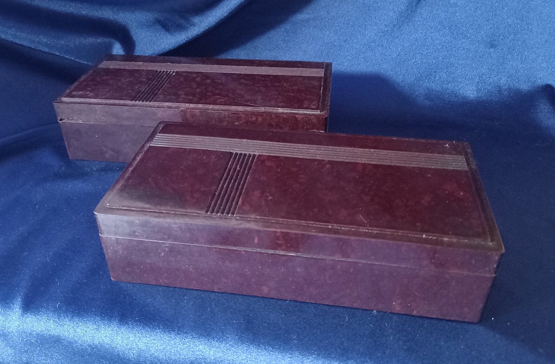 Bakelite Boxes Bakelite Cases Art Deco Box Home Decor Home - Etsy
