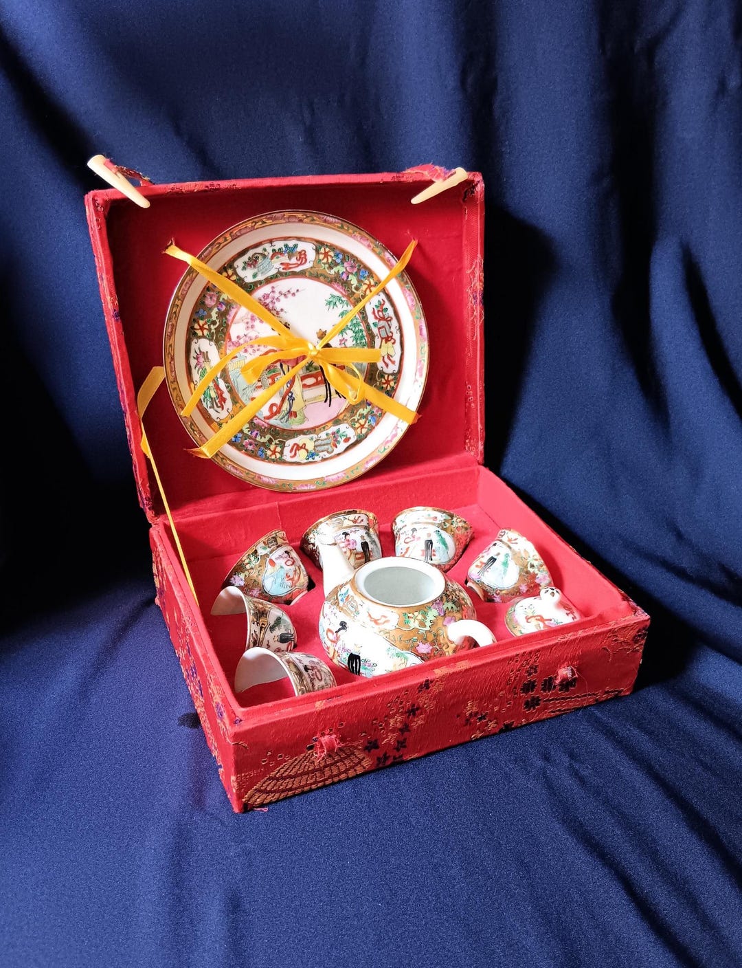 Miniature Tea Set, Chinese Tea Set, Miniature Porcelain, Chinese Tea ...