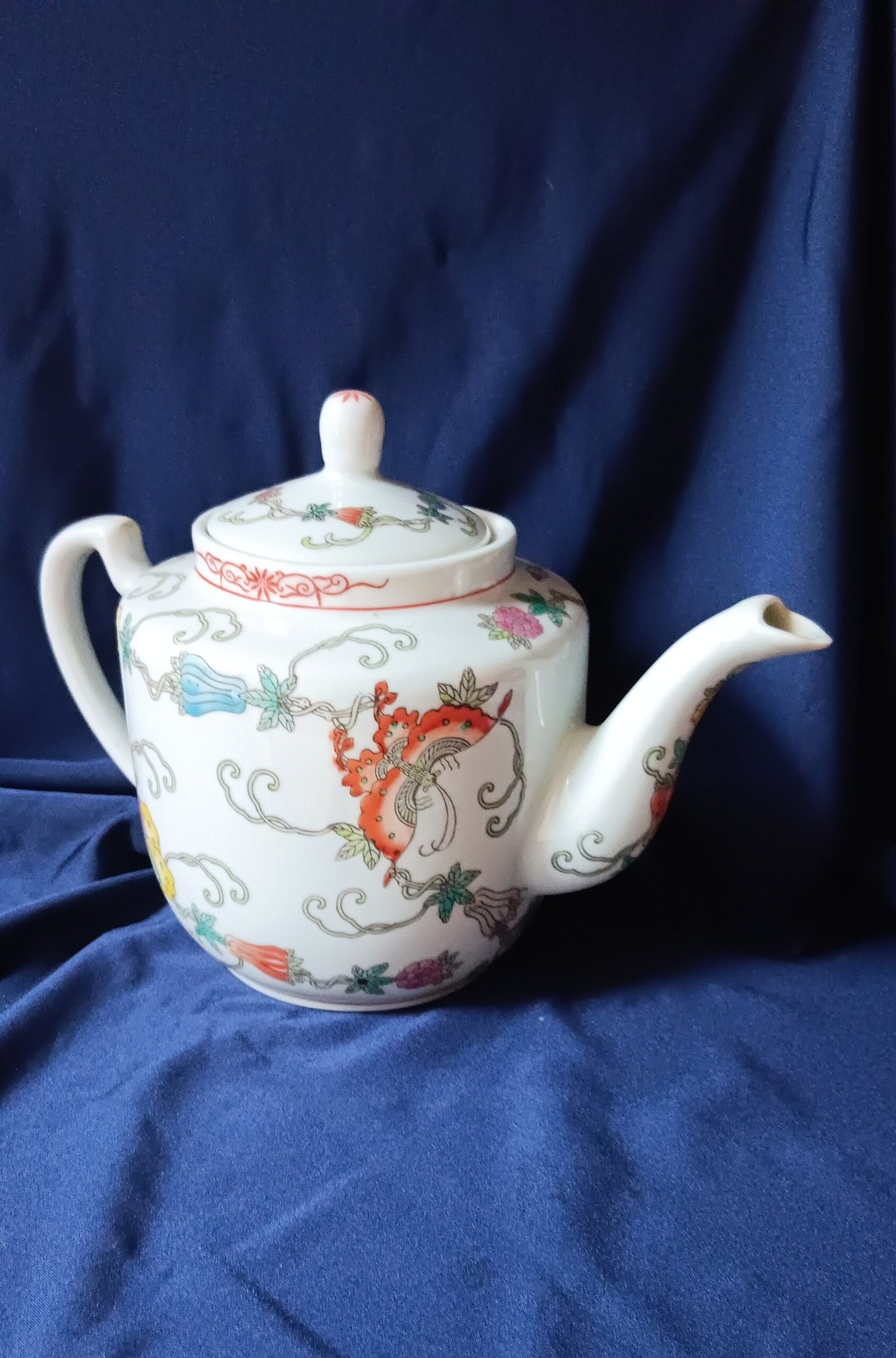 Chinese Teapot, Butterfly Teapot, Chinese Flowers, Afternoon Tea ...