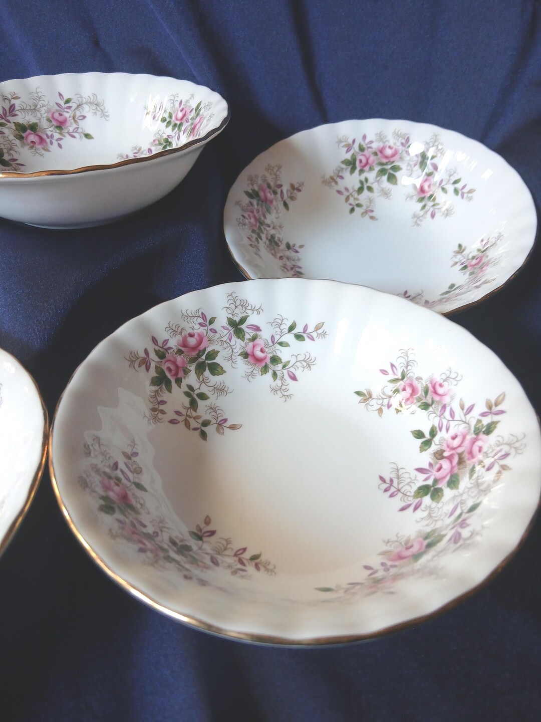 Royal Albert, Lavender Rose, Dessert Bowls, Pudding Bowls, Dessert ...