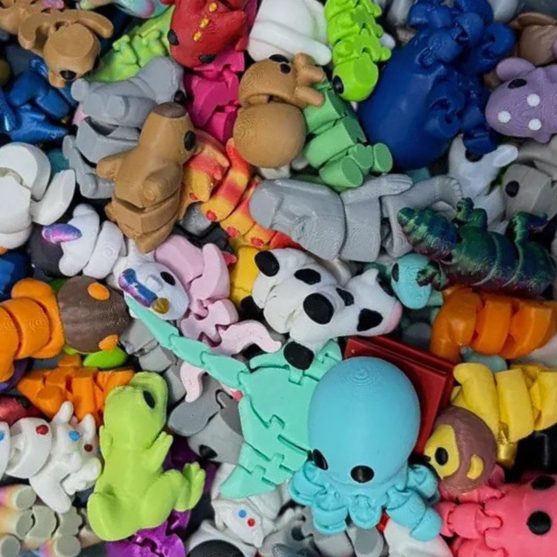 3D Articulating Minis Mini Animals Surprise Packs Custom Packs 3D ...