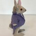 A Traditional Hand-made Female and Male Velvet Rabbit Lord Percival ...