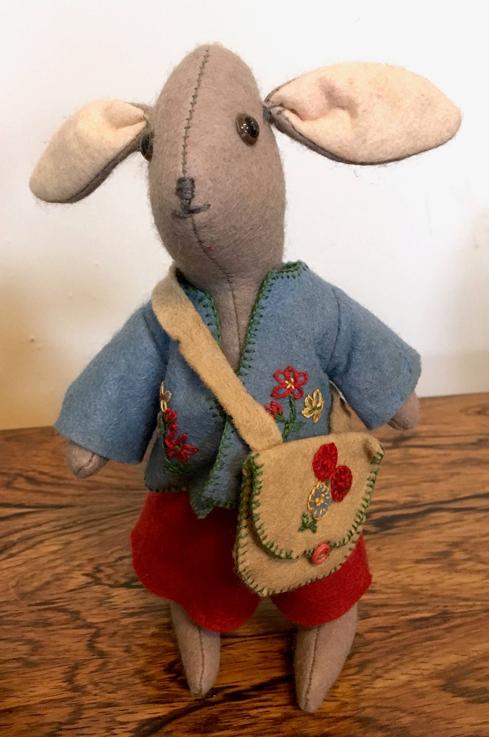A Traditional Hand-made Felt Rabbit - Etsy