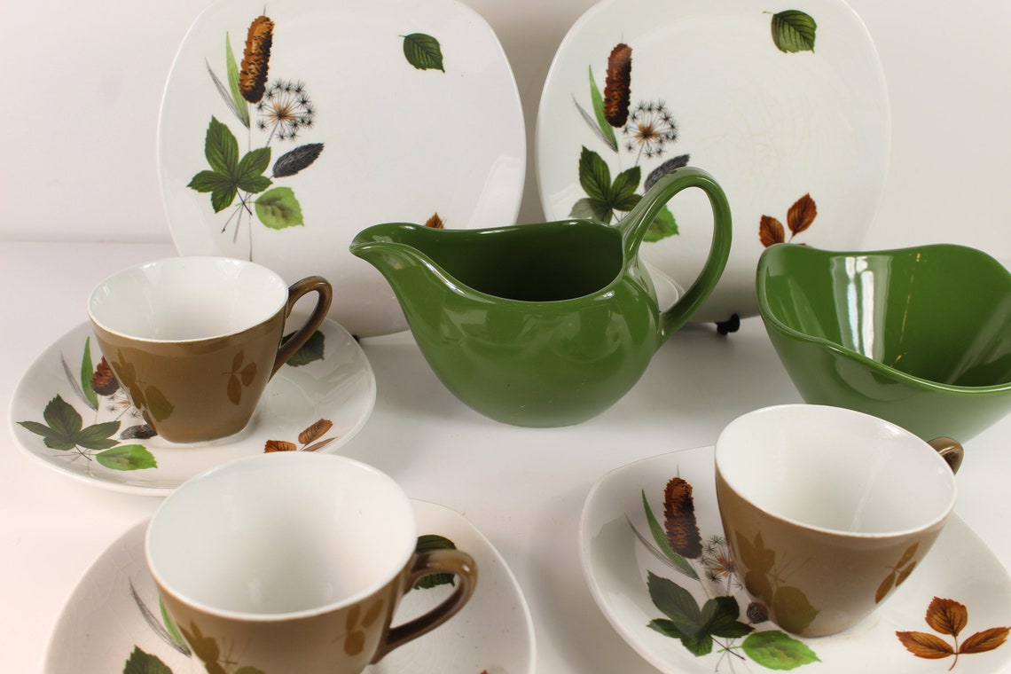 Midwinter Fashion Shape Riverside Part Tea Set Designed by | Etsy