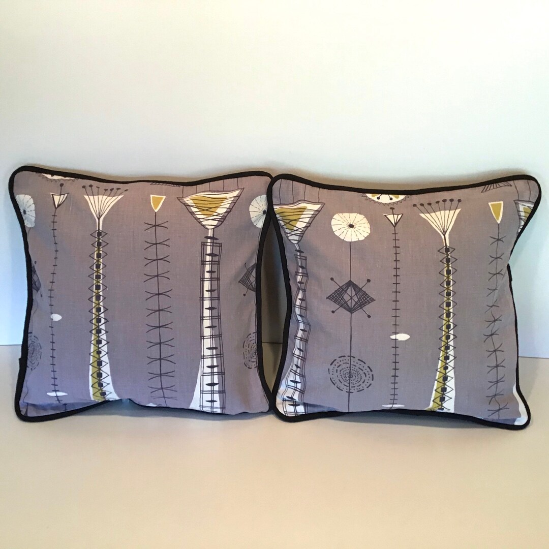 David Parsons 1955 Design ‘kite Strings’ Vintage Fabric Handmade ...