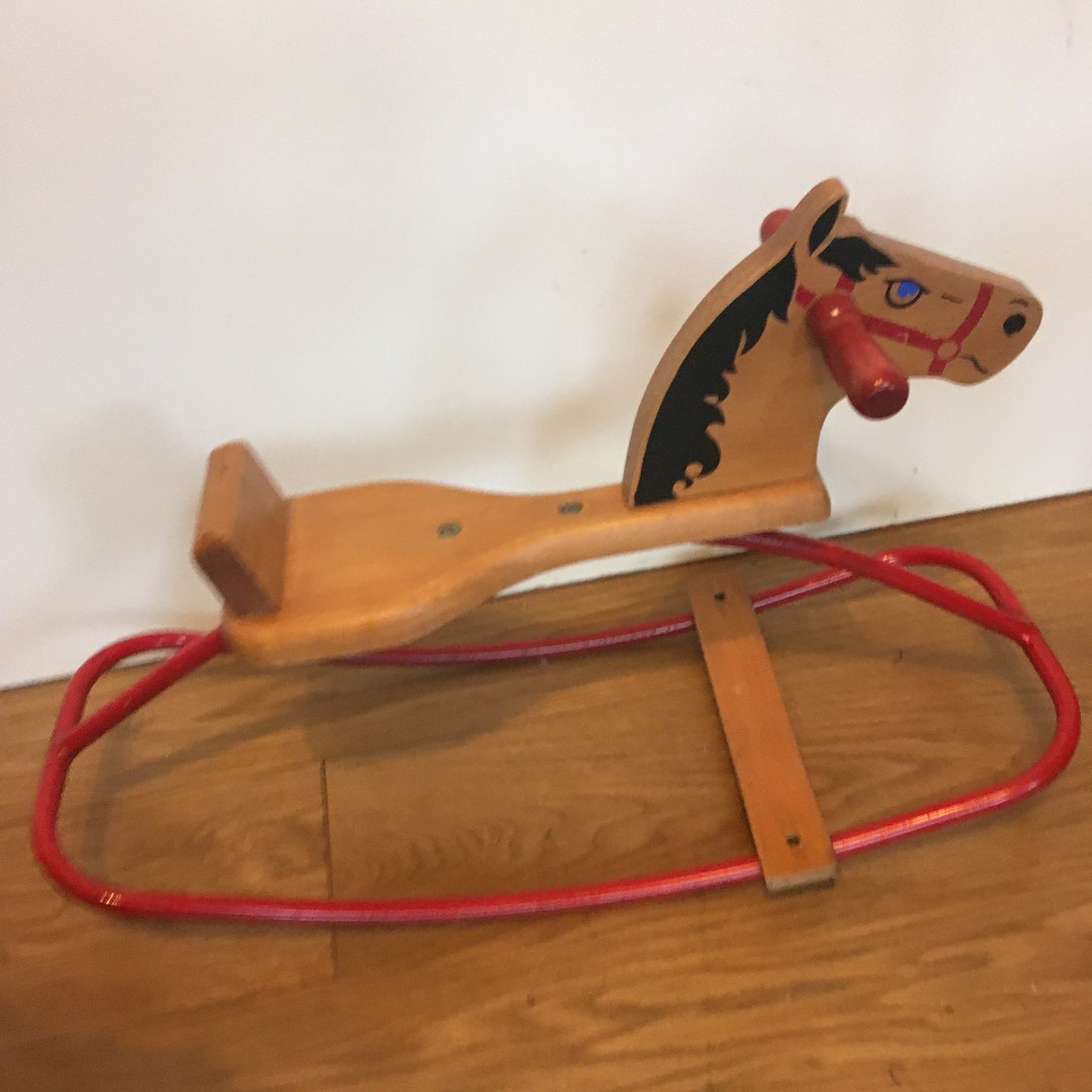 A Lovely Vintage Toddler Rocking Horse. - Etsy