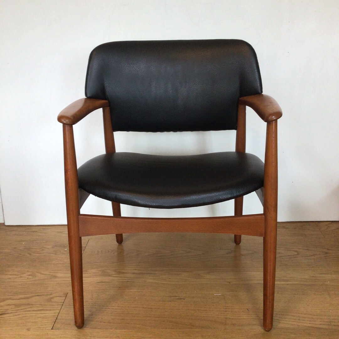 A Danish Friz Hansen Teak Comfort Chair Designed by Einar Larsen ...