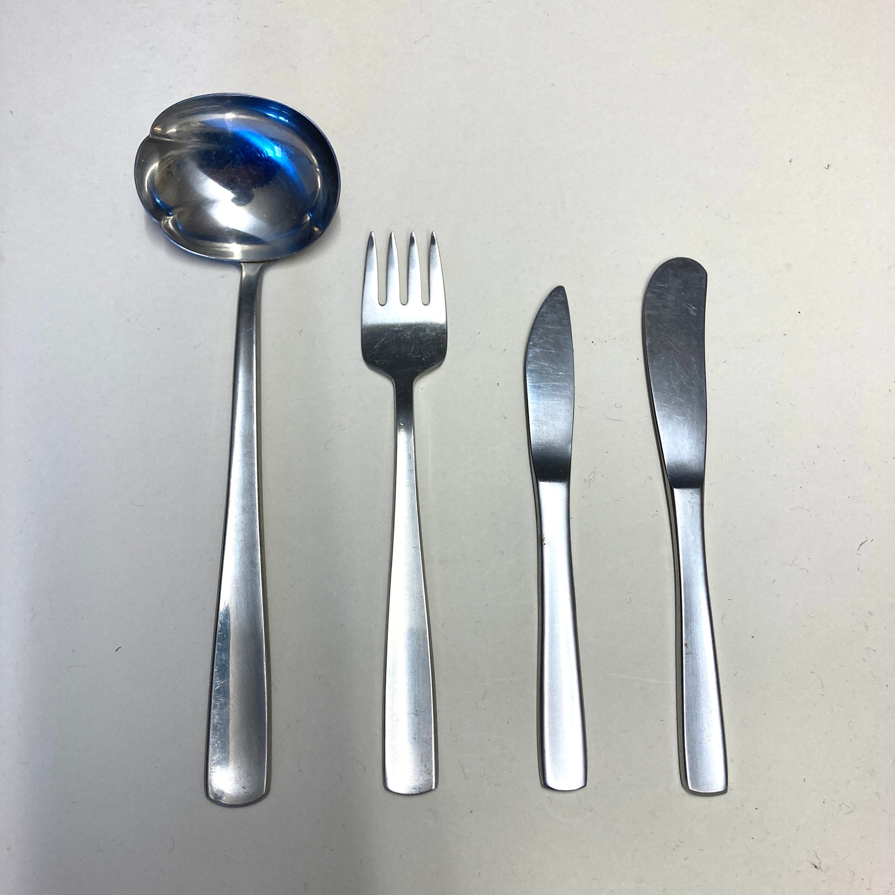 1960s Gense Sweden Facette Pattern Cutlery Designed by Folke Arstrom - Etsy