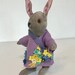 A Traditional Hand-made Female and Male Velvet Rabbit Lord Percival ...