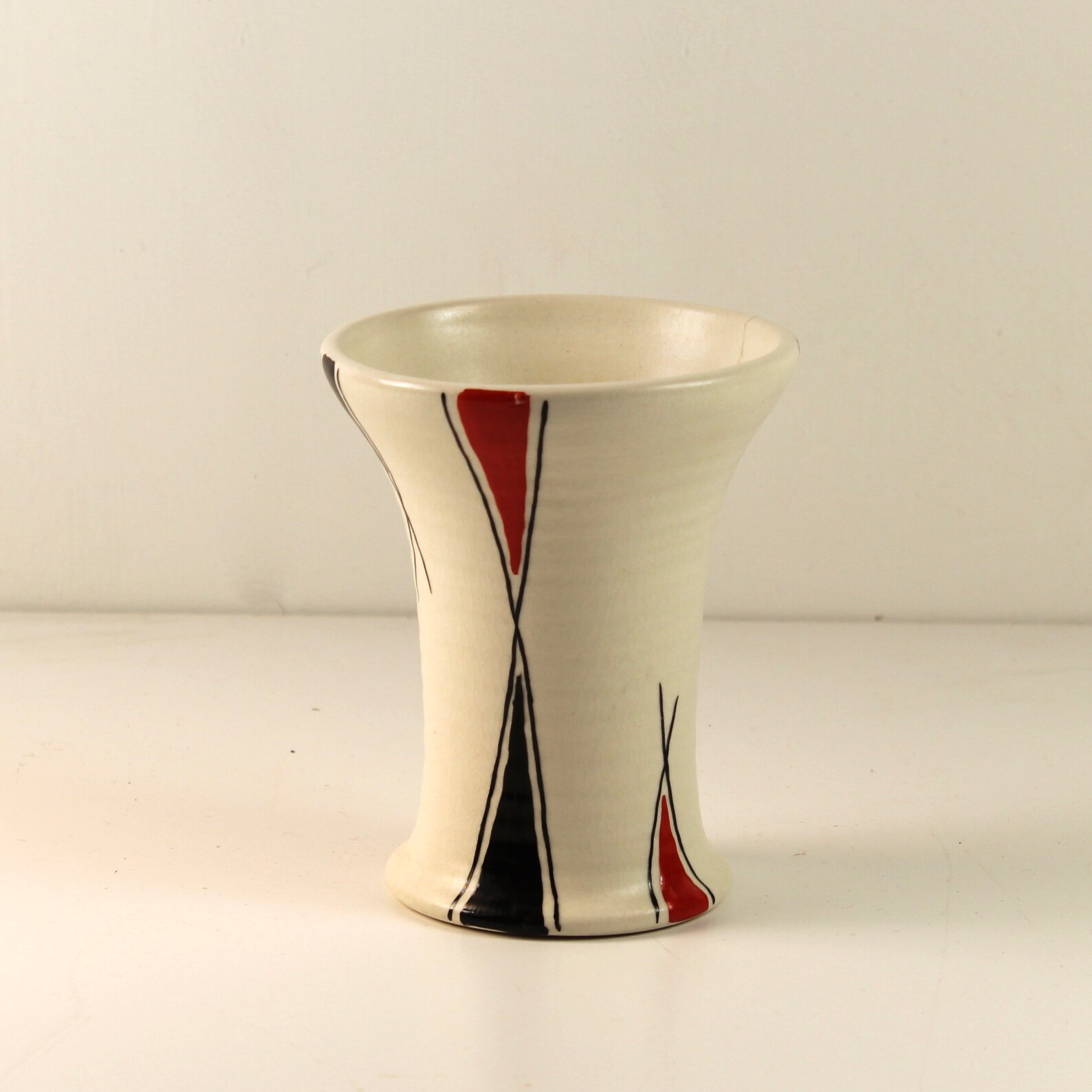 A 1950's H J Wood Ltd Piazza pattern small vase | Etsy
