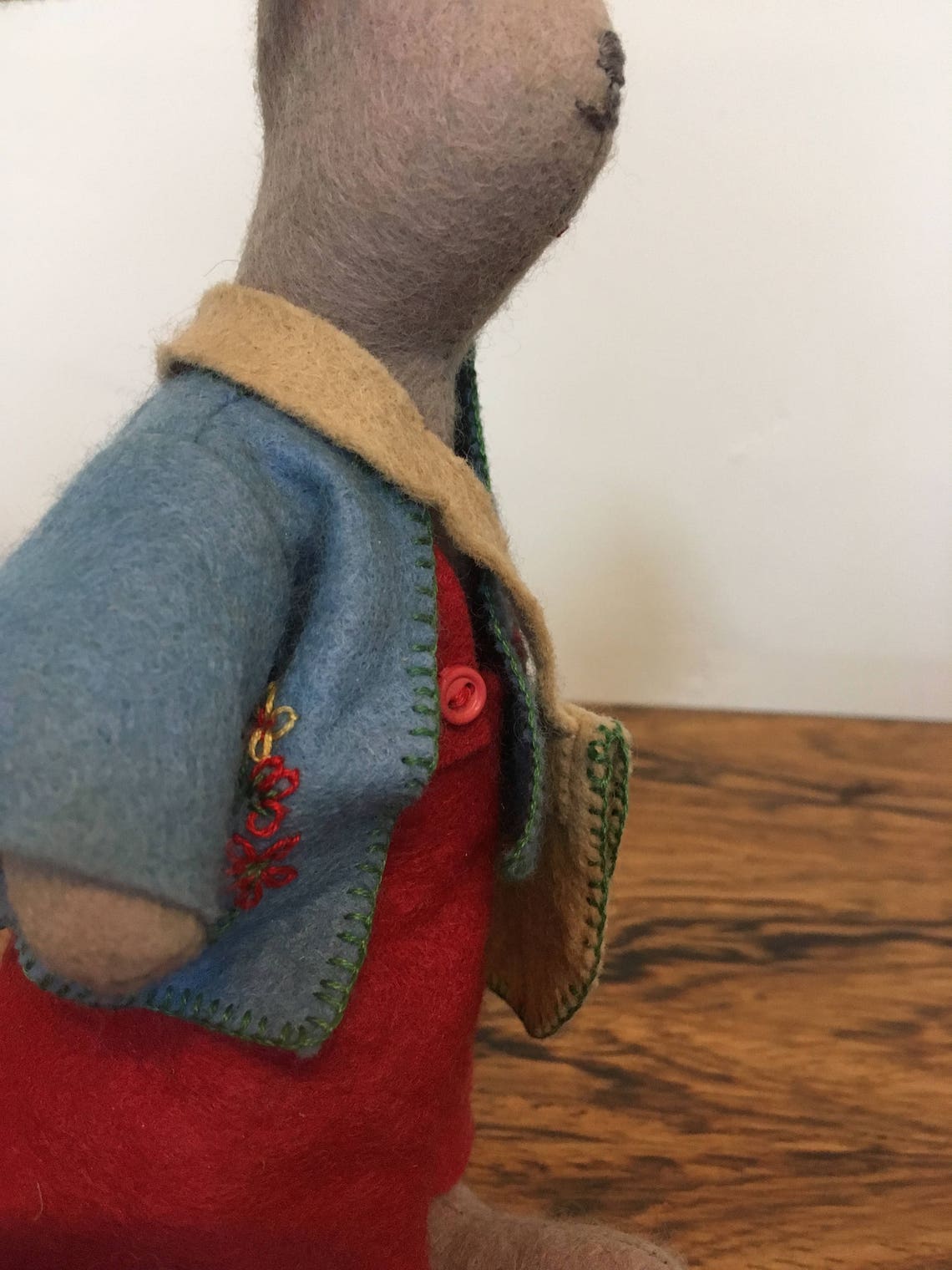 A Traditional Hand-made Felt Rabbit - Etsy