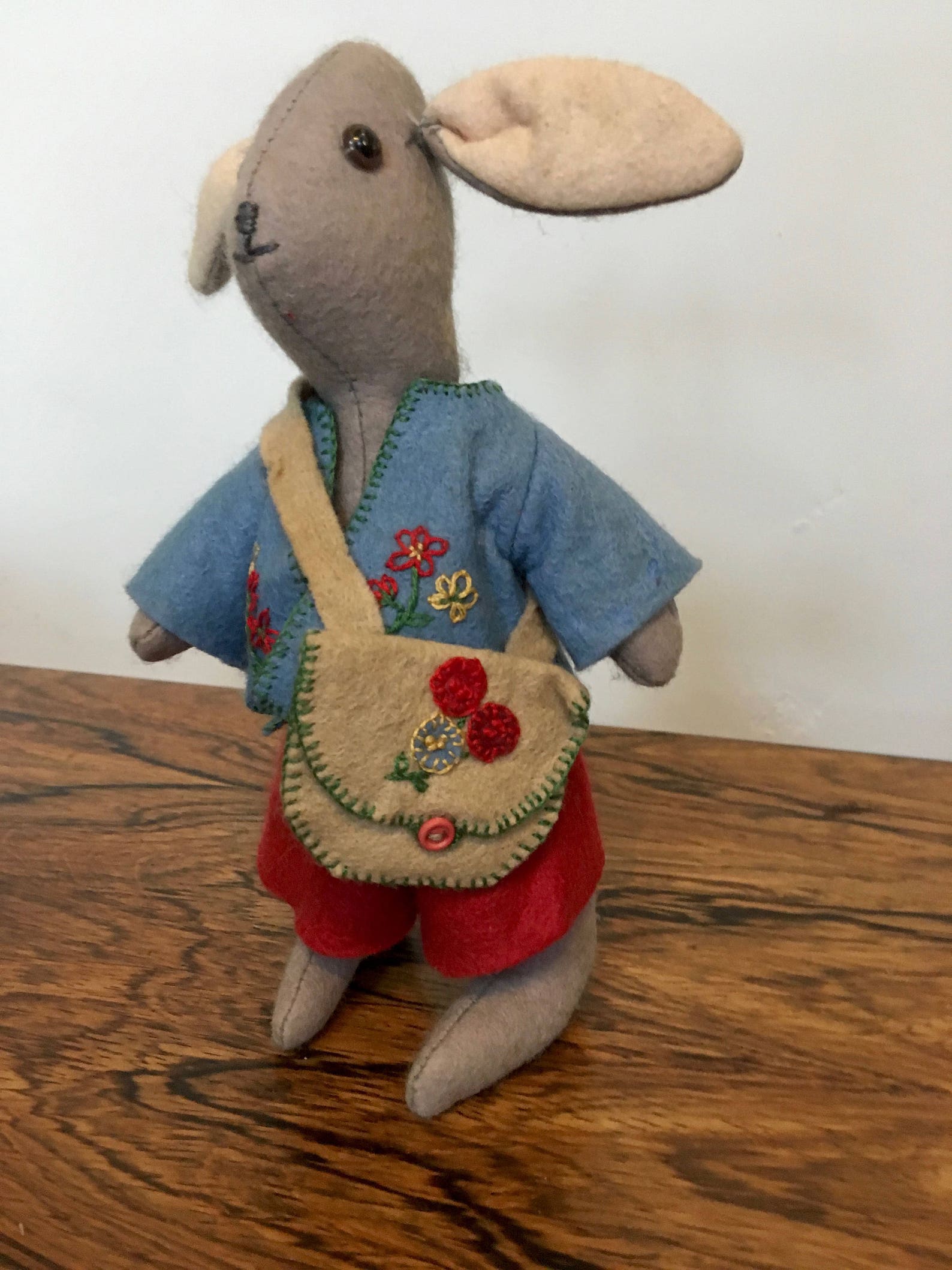 A Traditional Hand-made Felt Rabbit - Etsy