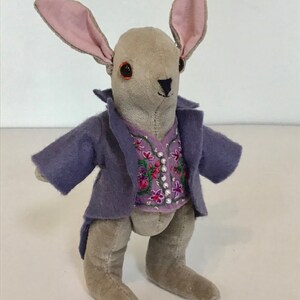 A Traditional Hand-made Female and Male Velvet Rabbit Lord Percival ...