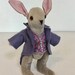 A Traditional Hand-made Female and Male Velvet Rabbit Lord Percival ...