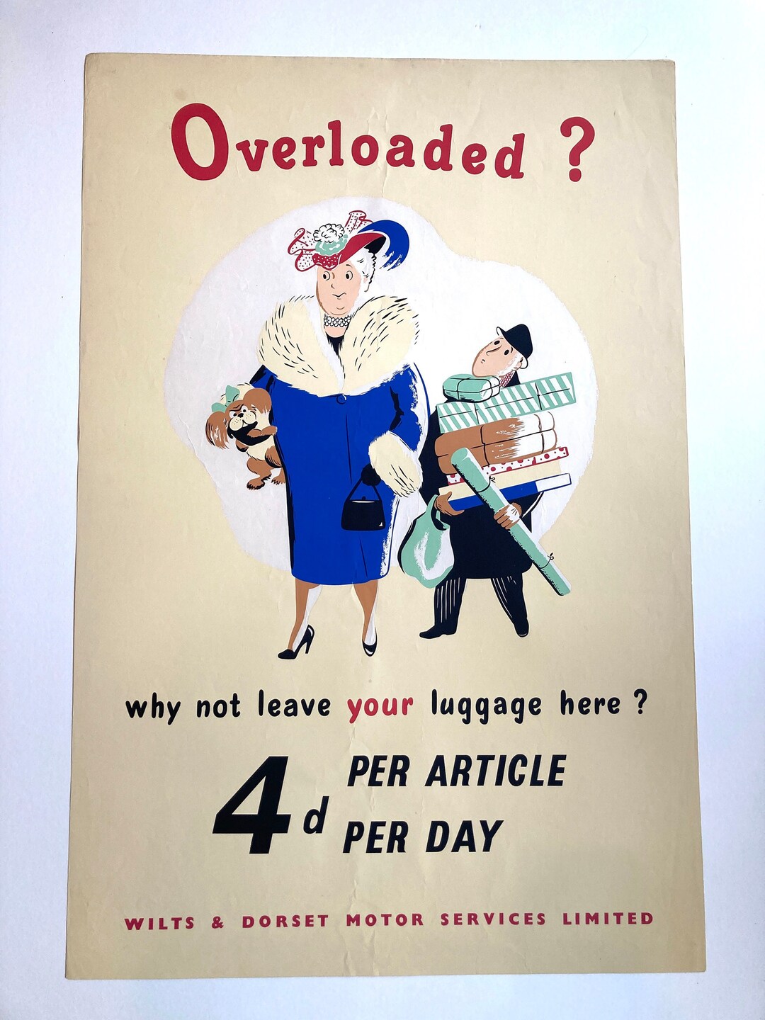 Original Rare British 1960's Overloaded? Poster. - Etsy UK