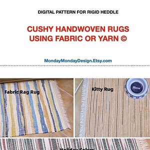 DIGITAL PDF Pattern for Rigid Heddle Loom, How to Make Easy Handwoven ...