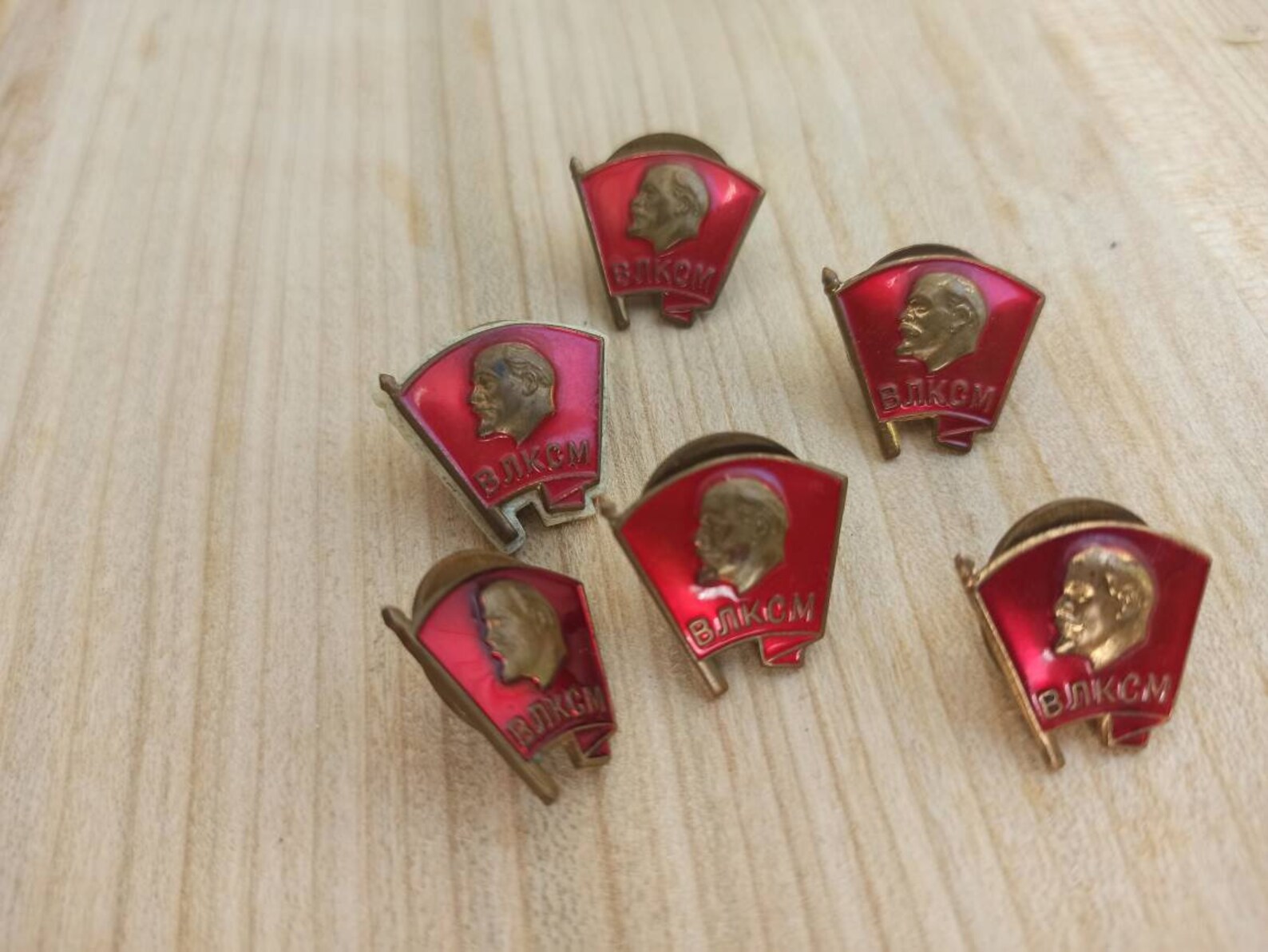 Soviet Badge Vladimir Lenin USSR Lenin Pin Badge Komsomol - Etsy