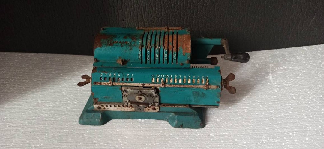 Vintage Calculating Machine ,soviet Adding Machine felix, Mechanical ...