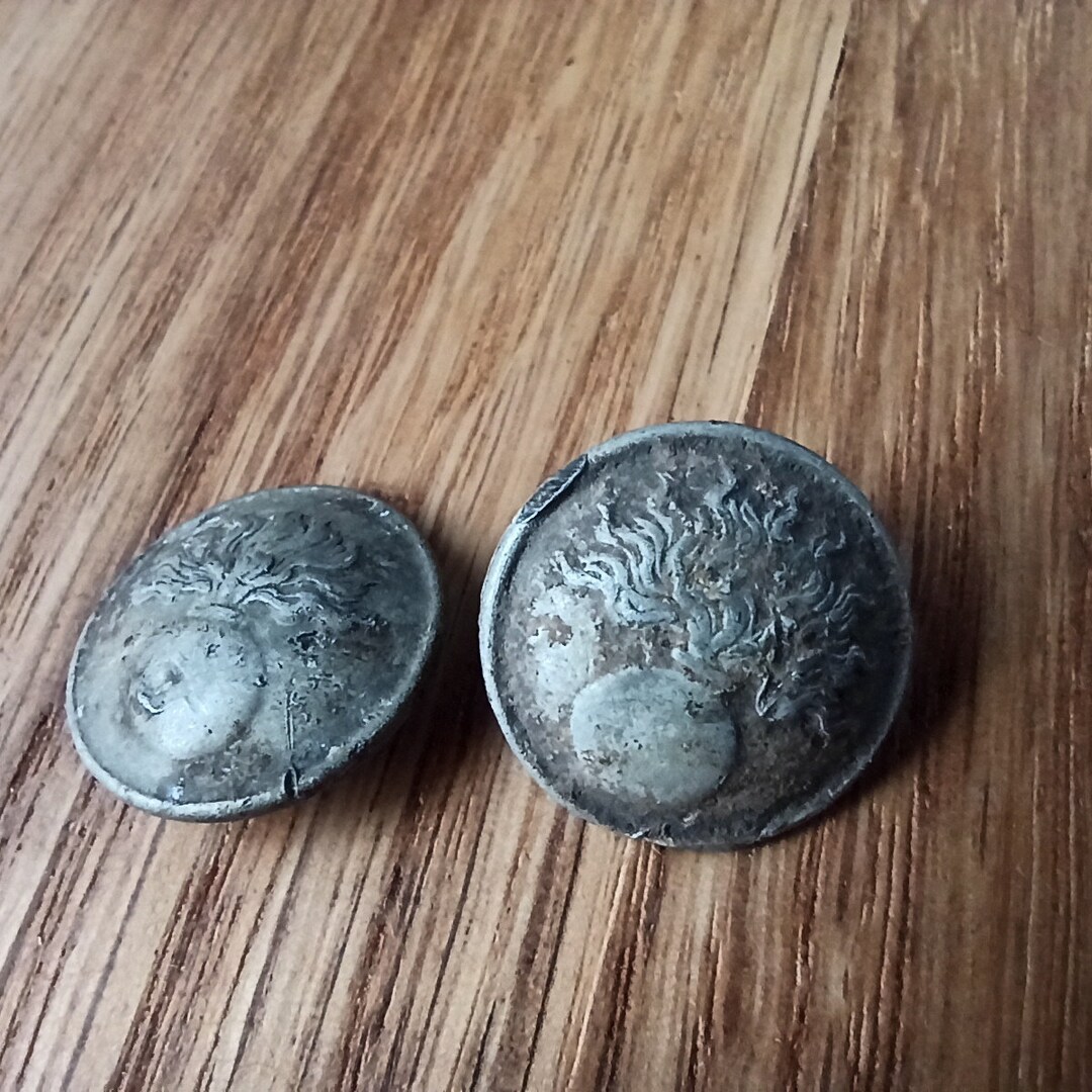 Original France Military Buttons Grenade WW1 French Buttons Grenadier ...