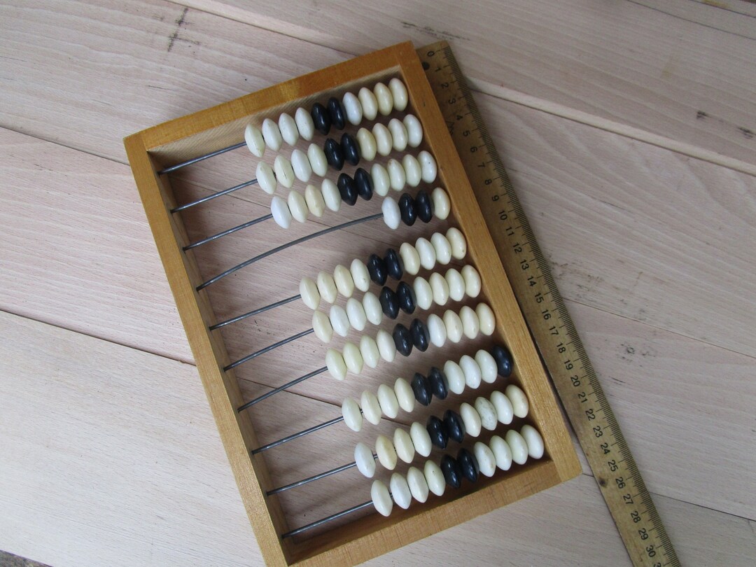 SMALL WOODEN ABACUS Vintage Abacus for Office Decor Rustic Home Decor ...