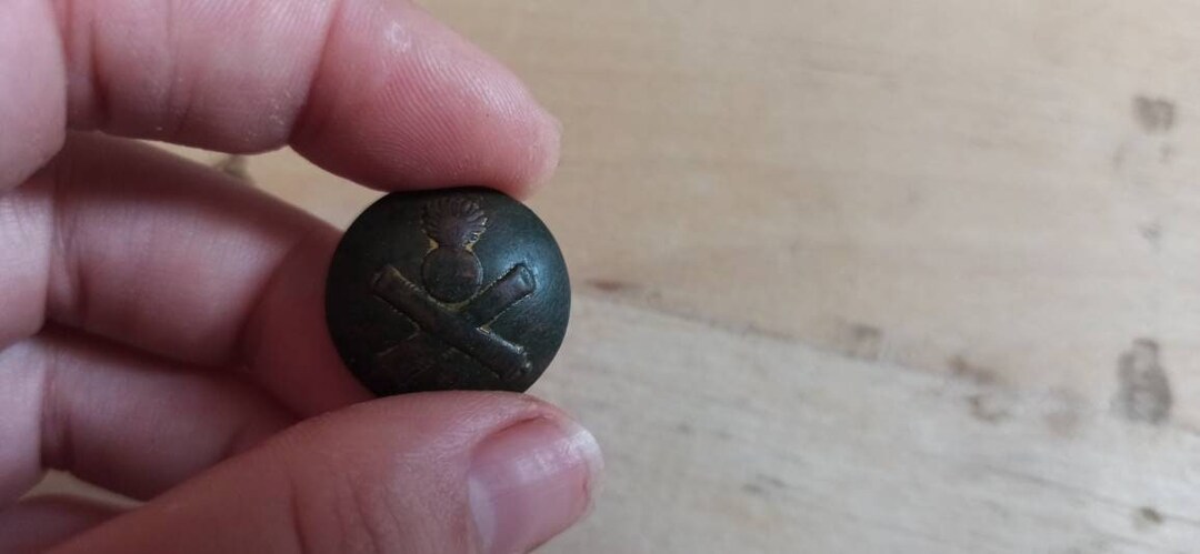 Grenade With Cannons the Vintage Russian Button WW1 Russian Imperial ...