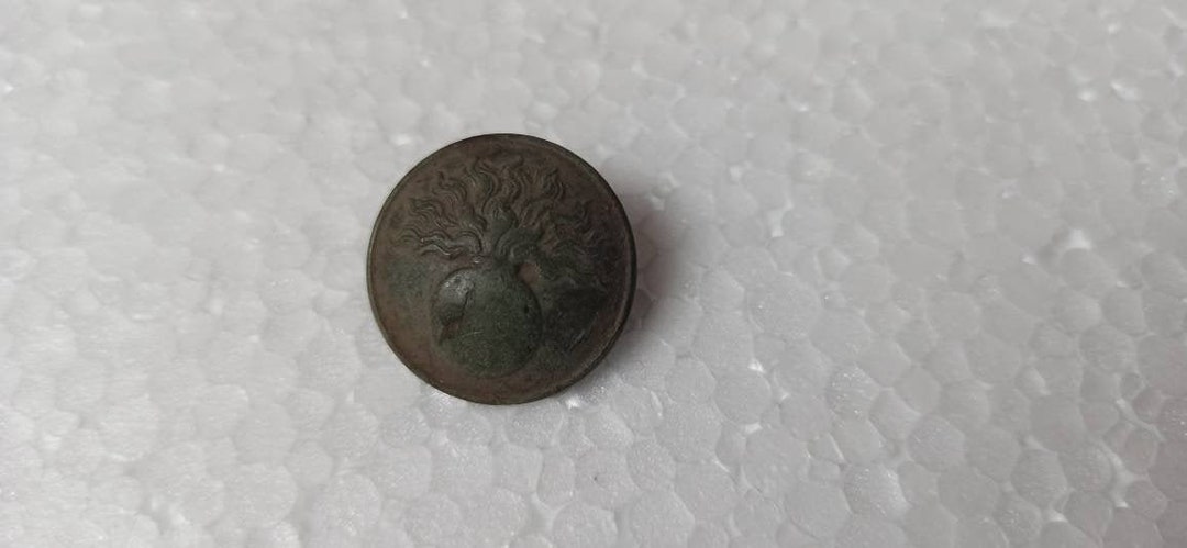 Original Grenade Button of France WW1 Vintage Military Button WWI ...