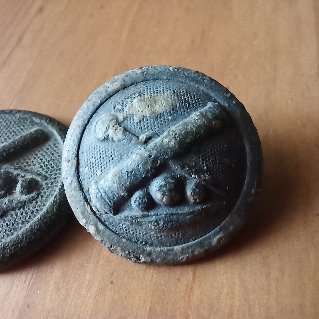 Set of 2 Original Military Buttons of Austrian Empire Imperial Austrian ...
