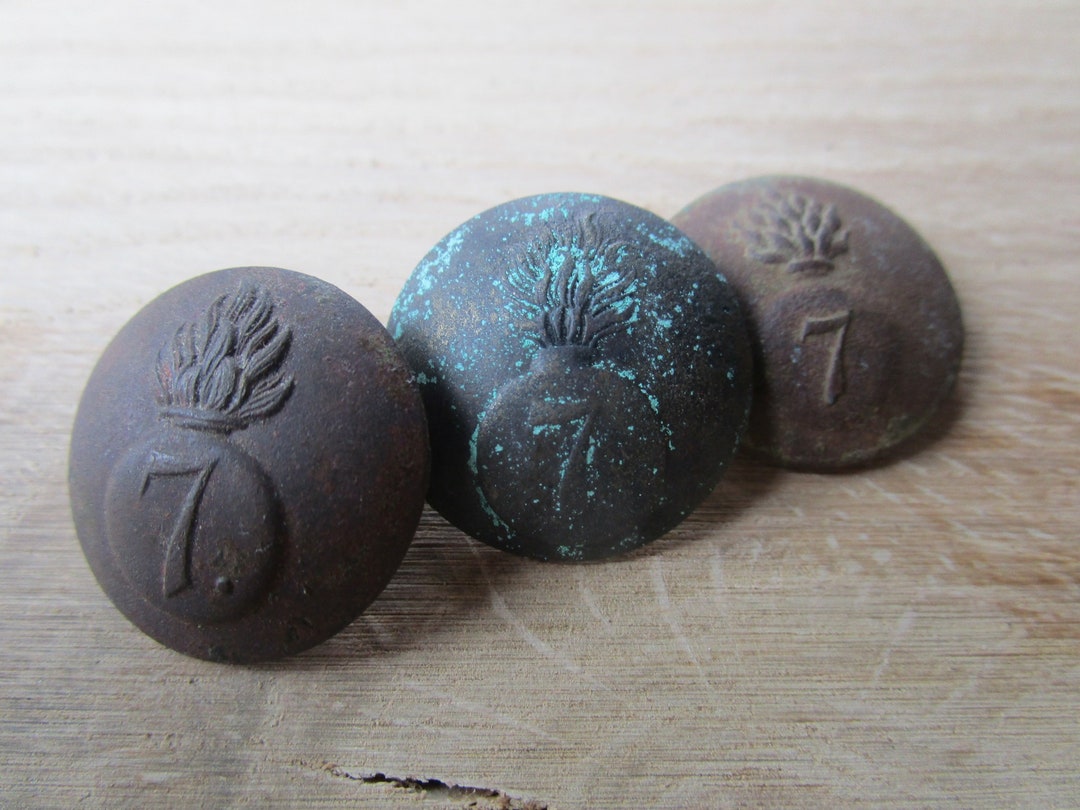 WW1 Russian Empire Military Button Vintage Grenade Buttons Original ...