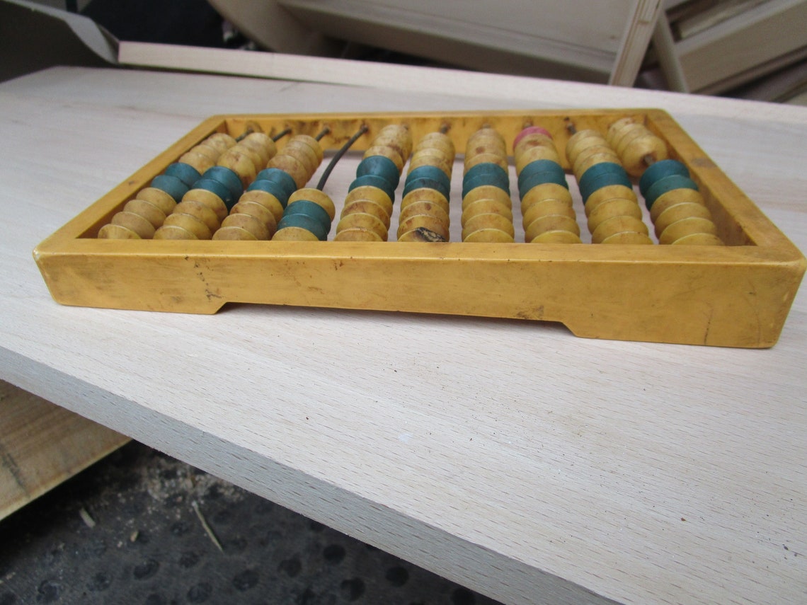 Small Plastic Abacus Vintage Abacus for Office Decor | Etsy Singapore
