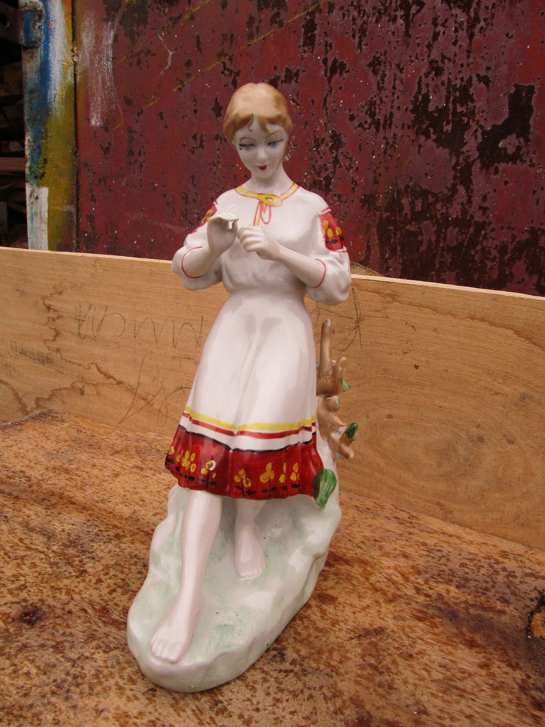 Porcelain Figurine, Soviet Porcelain, Sculpture Figurine, Ukrainian ...