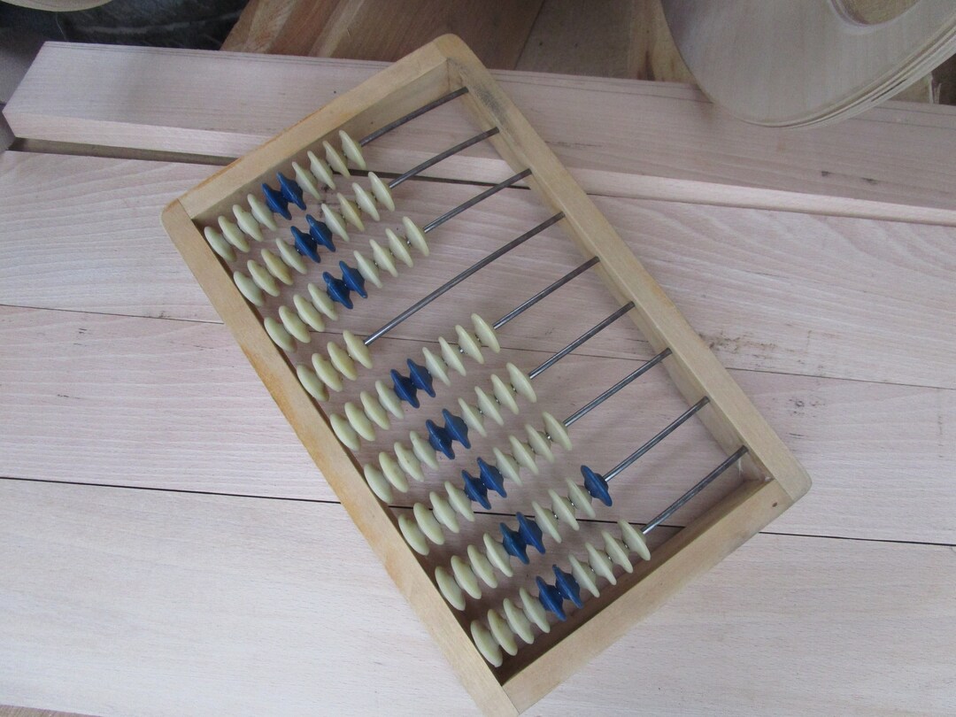 SMALL WOODEN ABACUS Vintage Abacus for Office Decor Rustic Home Decor ...