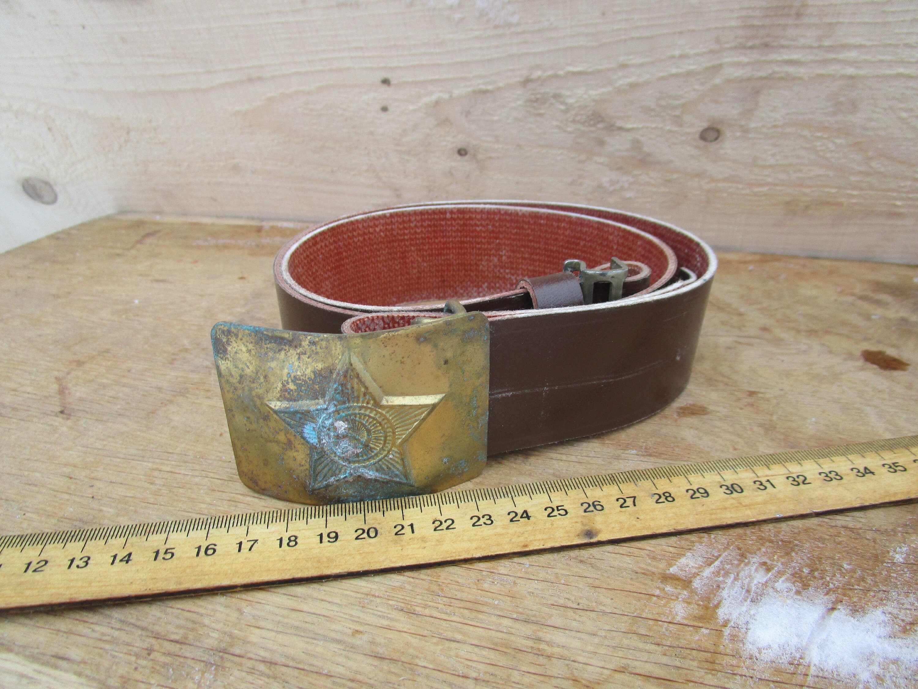 Original Soviet Military Belt USSR Belt Soldiers Belt Soviet Soldiers ...