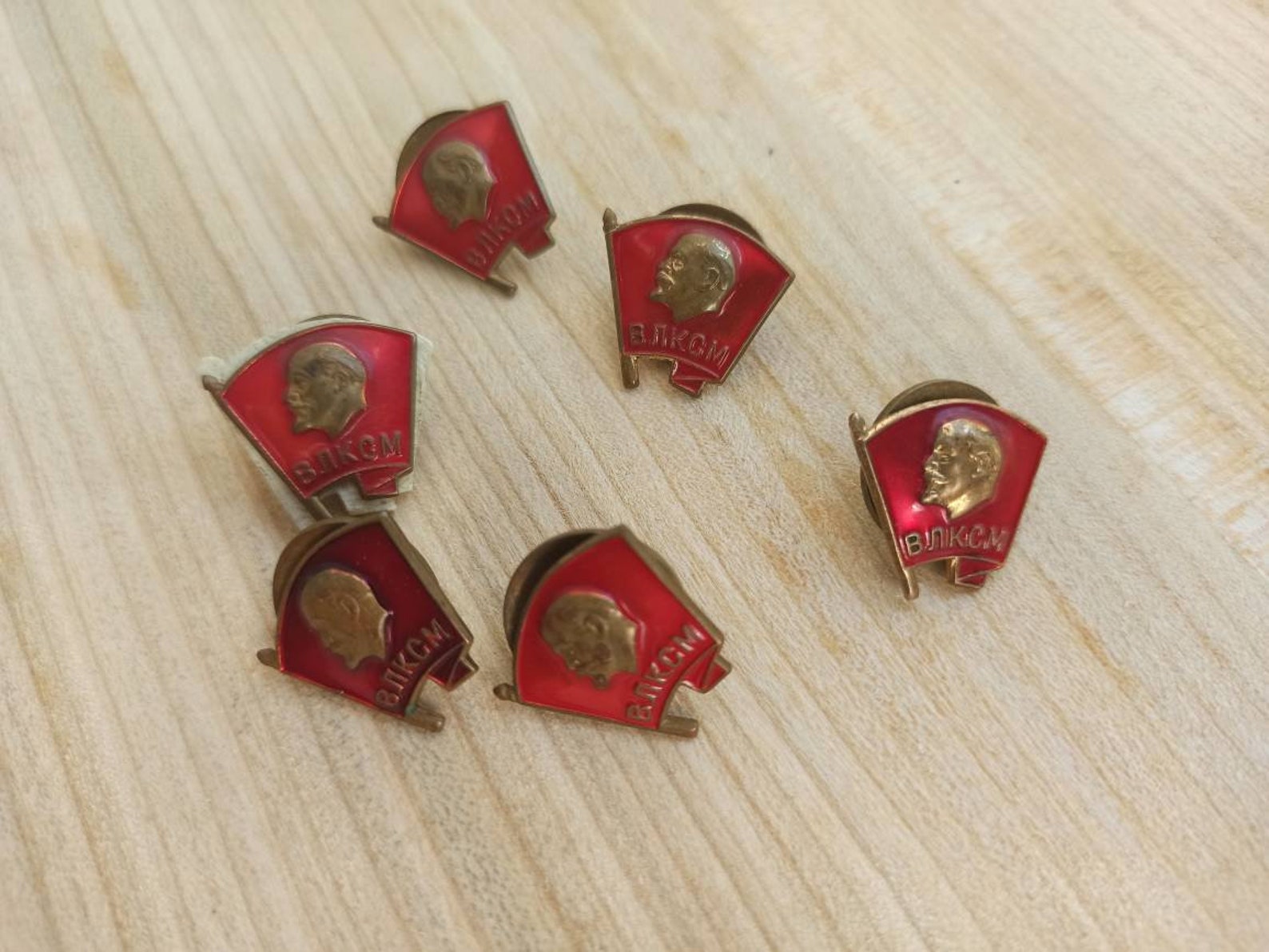 Soviet Badge Vladimir Lenin USSR Lenin Pin Badge Komsomol - Etsy