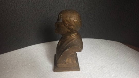 LARGE Bust of Lenin Soviet Table Decor Communist Propaganda memorable ...