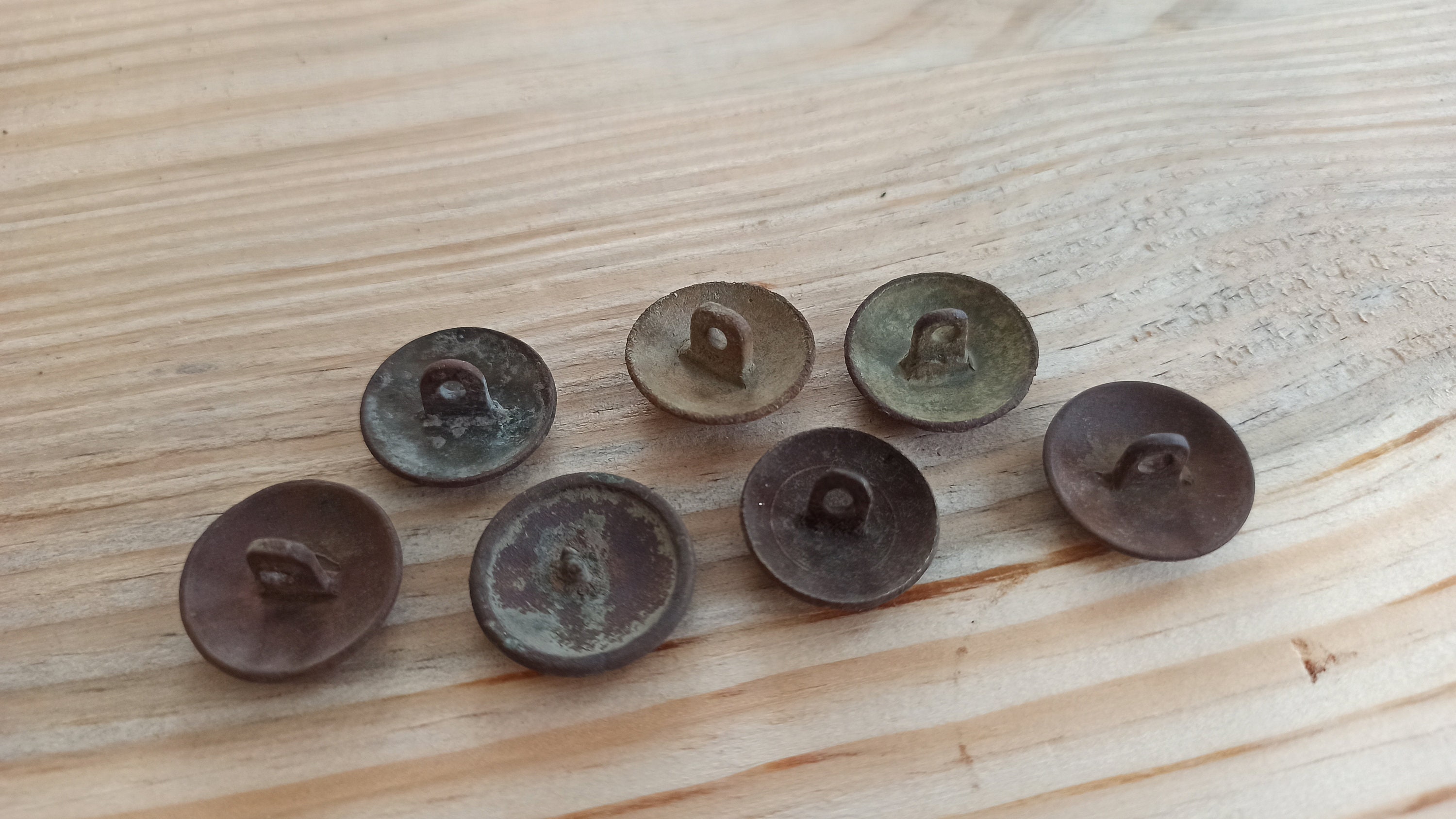 Set of 7 Original Russian Empire Military Buttons With Numbers - Etsy