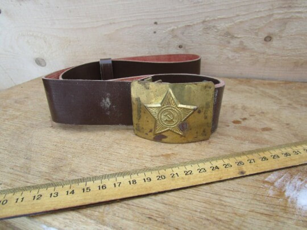 Soviet Military Belt - USSR Belt - Soldier's Belt - Soviet Soldier's ...