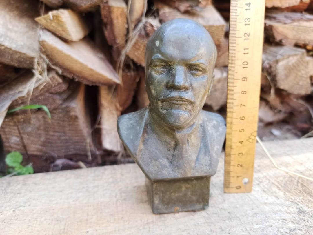 Vintage Bust of Lenin Soviet Table Decor communist Propaganda-memorable ...