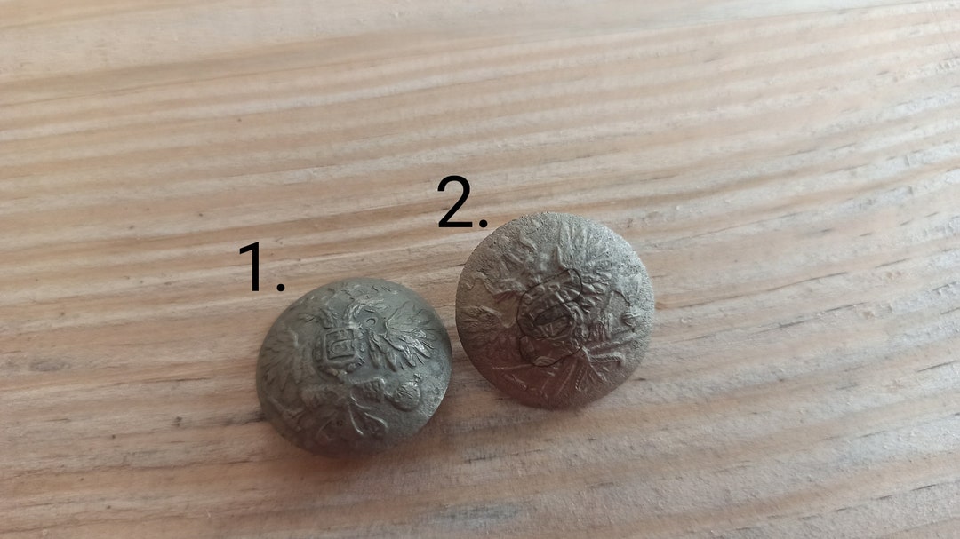 Original Military Buttons of Russian Empire WWI - Vintage Standard ...