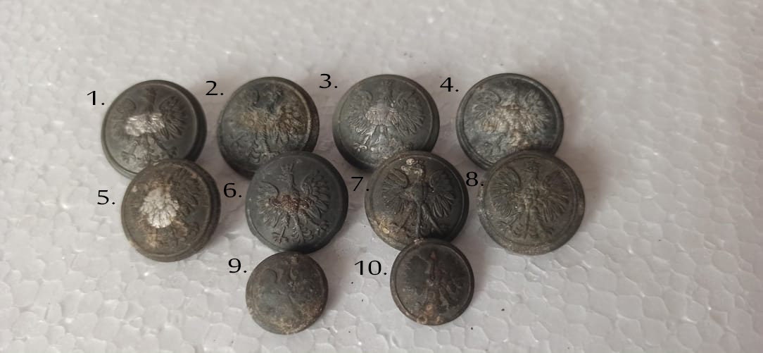 Original Polish Buttons Polish Army Uniform Military Buttons | Etsy