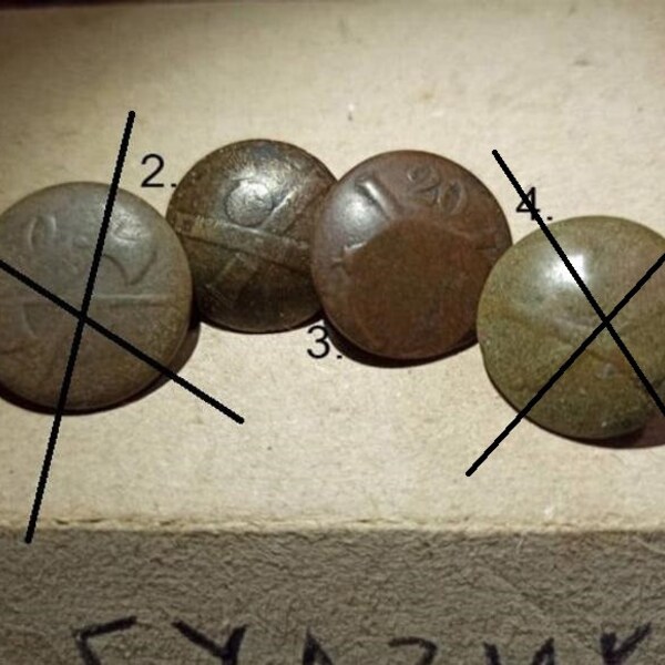 Ww1 Uniform Buttons - Etsy