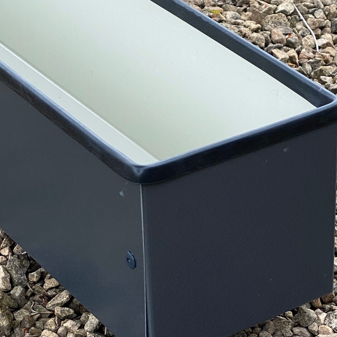 Handmade Recycled Steel Window Box Planter: Modern Urban Garden - Etsy