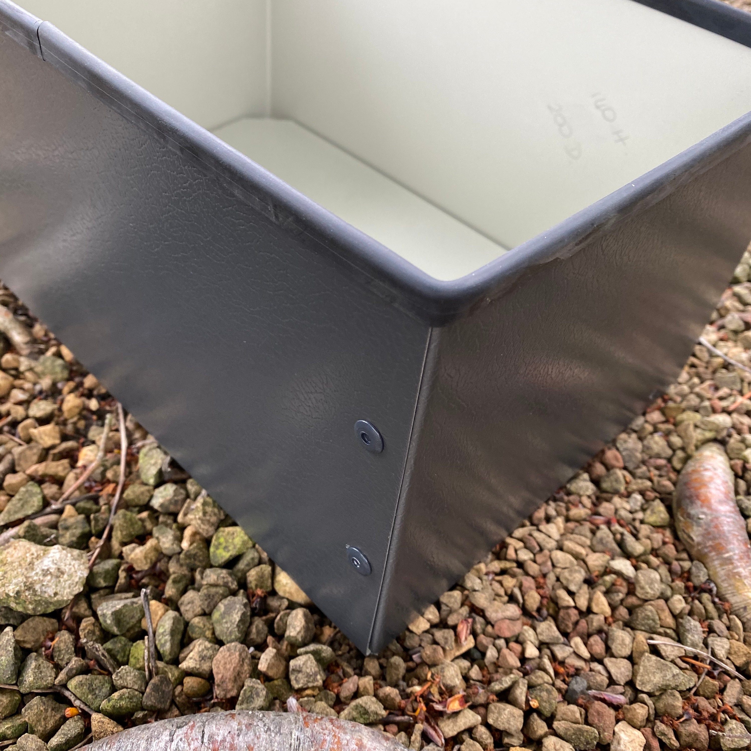 REDUCED .... to clear Anthracite (dark grey) Box Style Handmade Metal ...