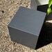 Pair of Cubes Grey Smooth Finish Handmade Metal Garden - Etsy UK