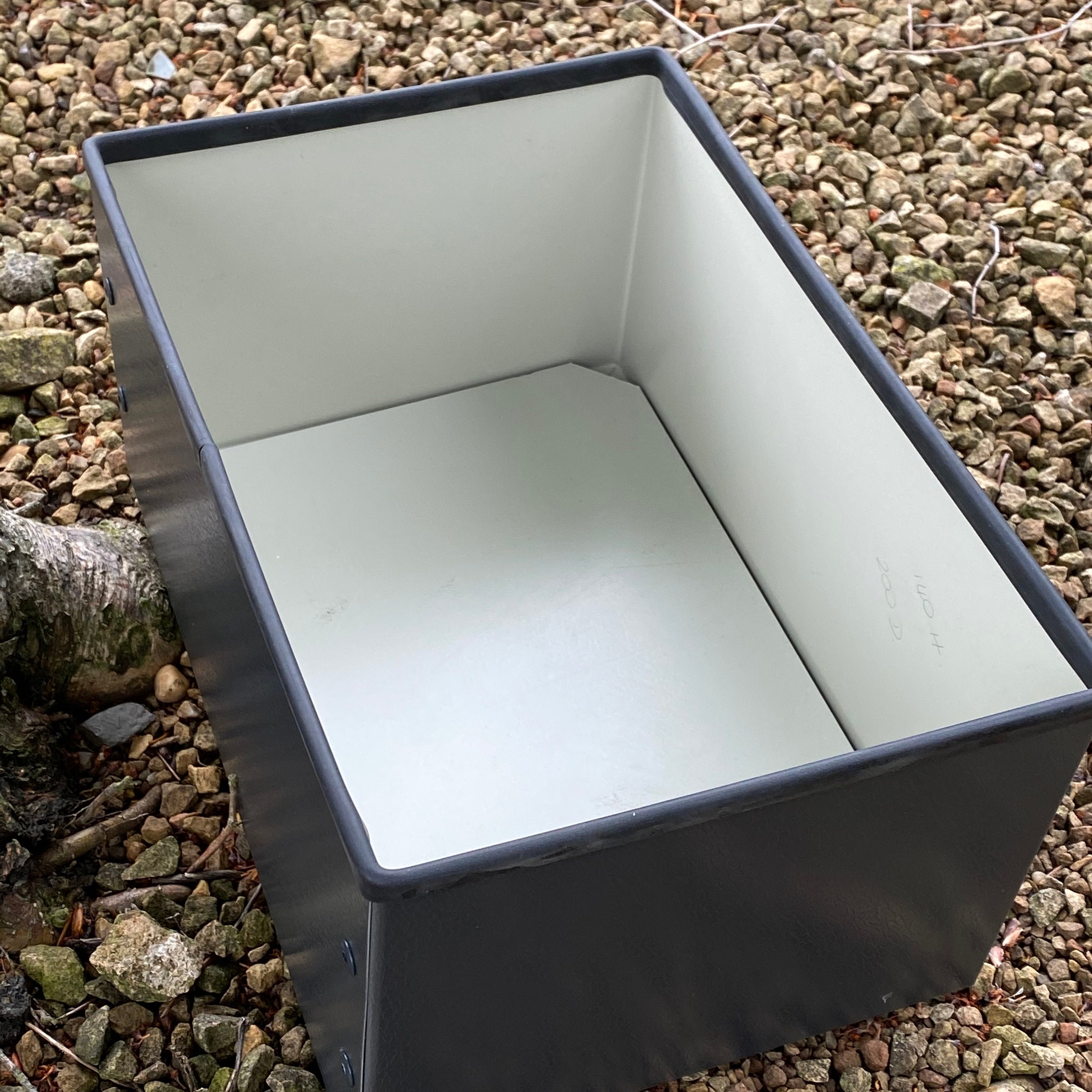 REDUCED .... to clear Anthracite (dark grey) Box Style Handmade Metal ...