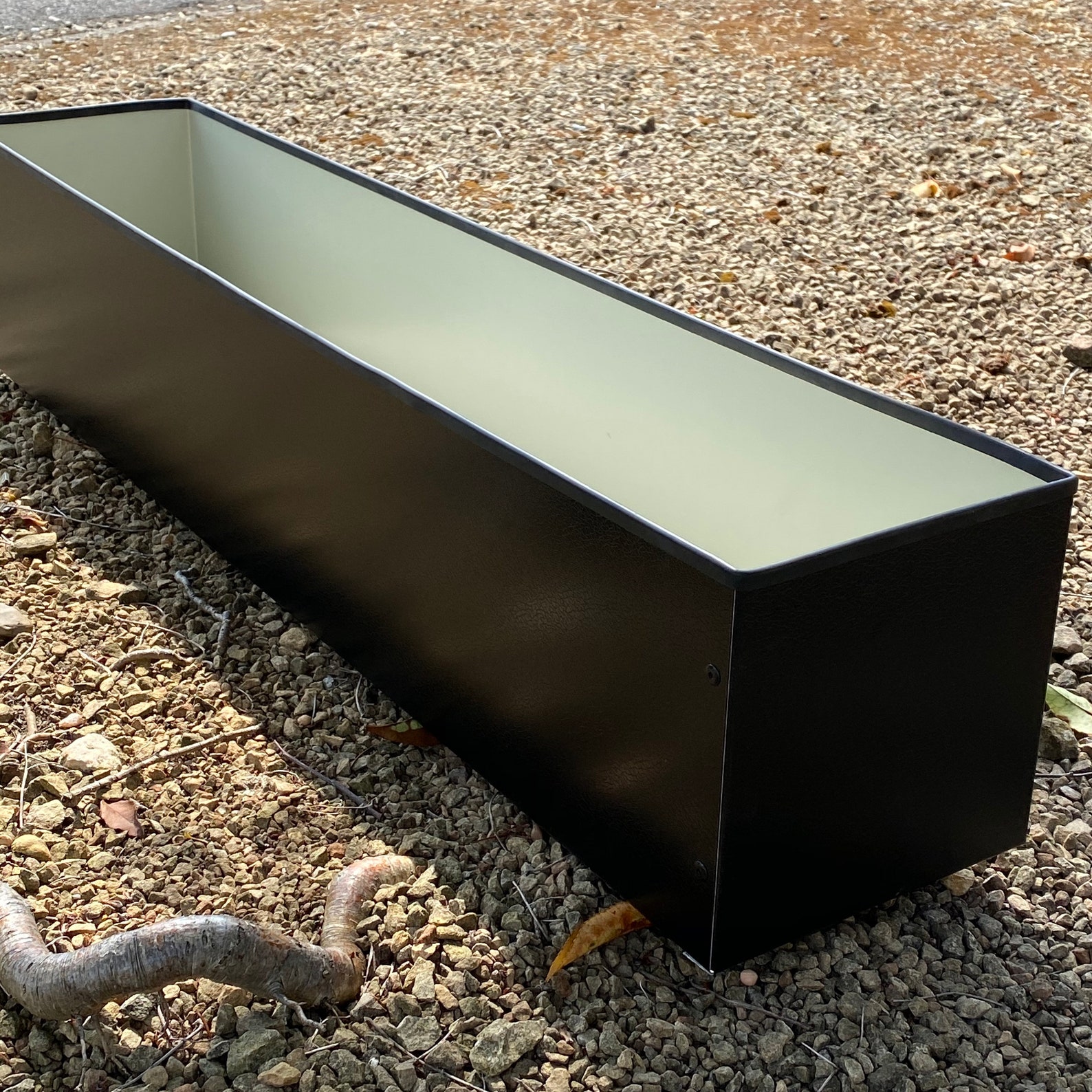 Metal Handmade Trough Deep Planter Urban Garden Planter Large Metal ...