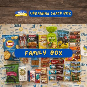Family Snack Box. Ukrainian Snack Set for a Cozy Family Evening ...