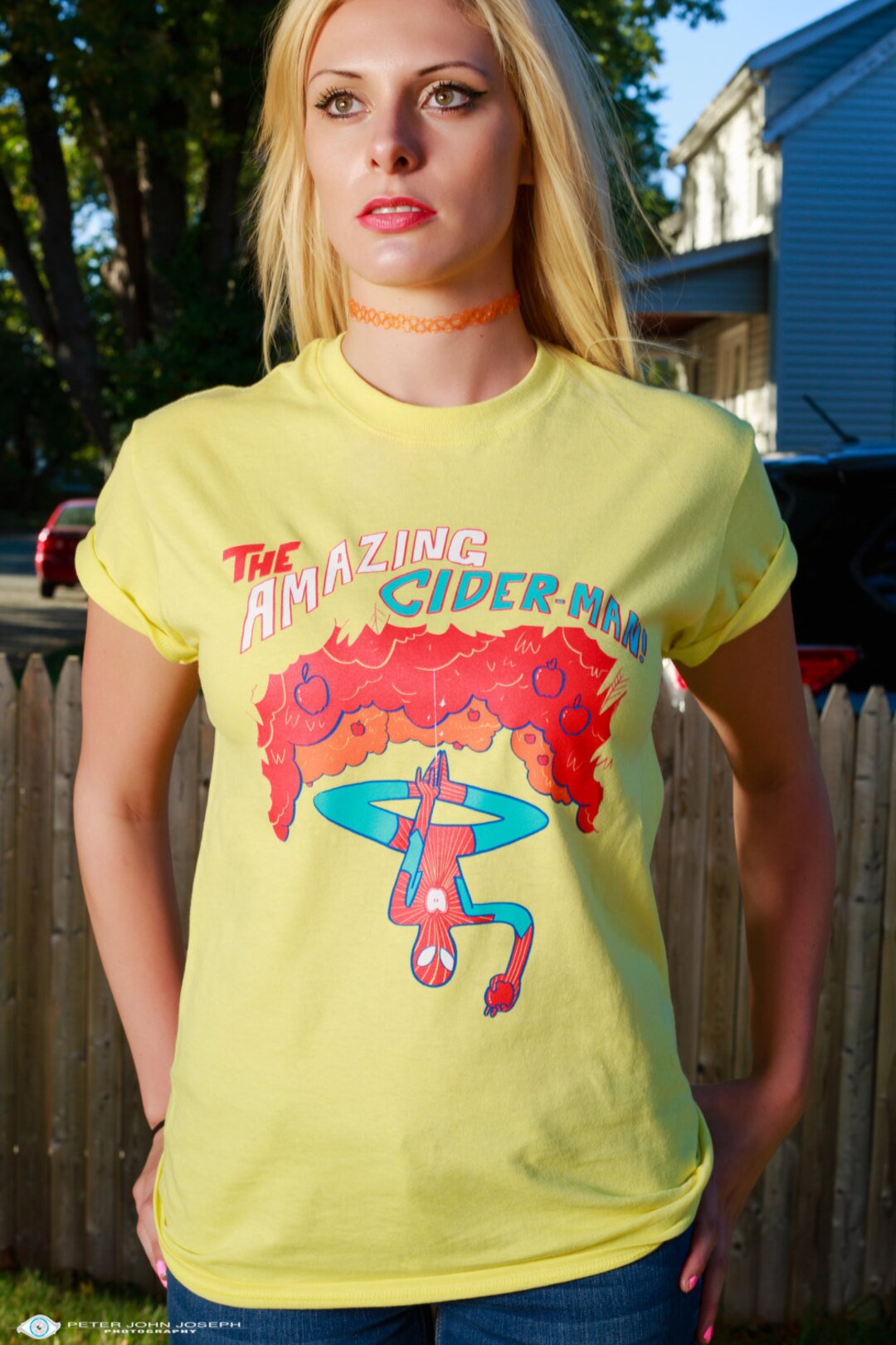 Cider Man Shirt: Funny Spiderman Pun Tee, Fall Apple Picking - Etsy