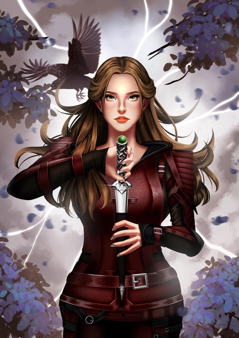 The Violet Raven Character Art Singles - Etsy